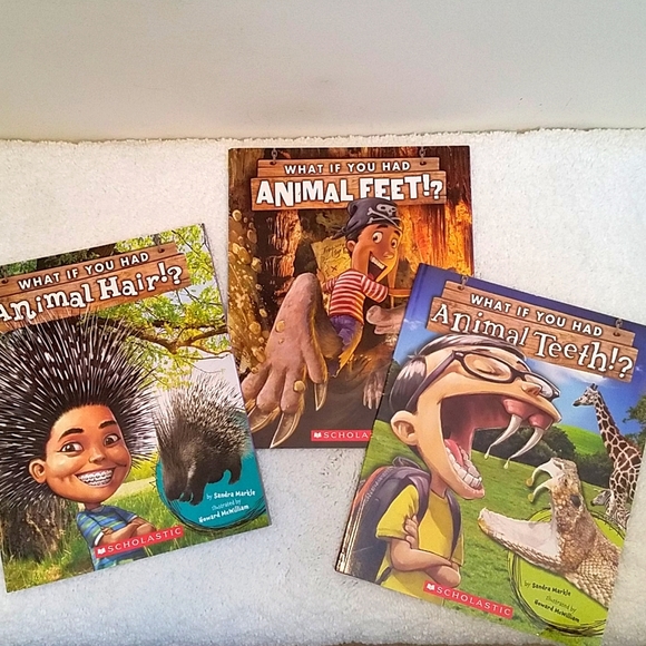 Scholastic | Toys | What If You Had Animal Hair Teeth Feet 3 Book Lot ...